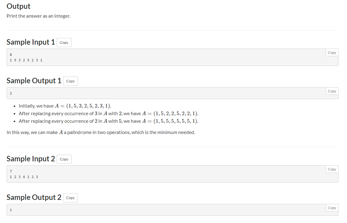 AtCoder abc-206-d. D - KAIBUNsyo - AcWing